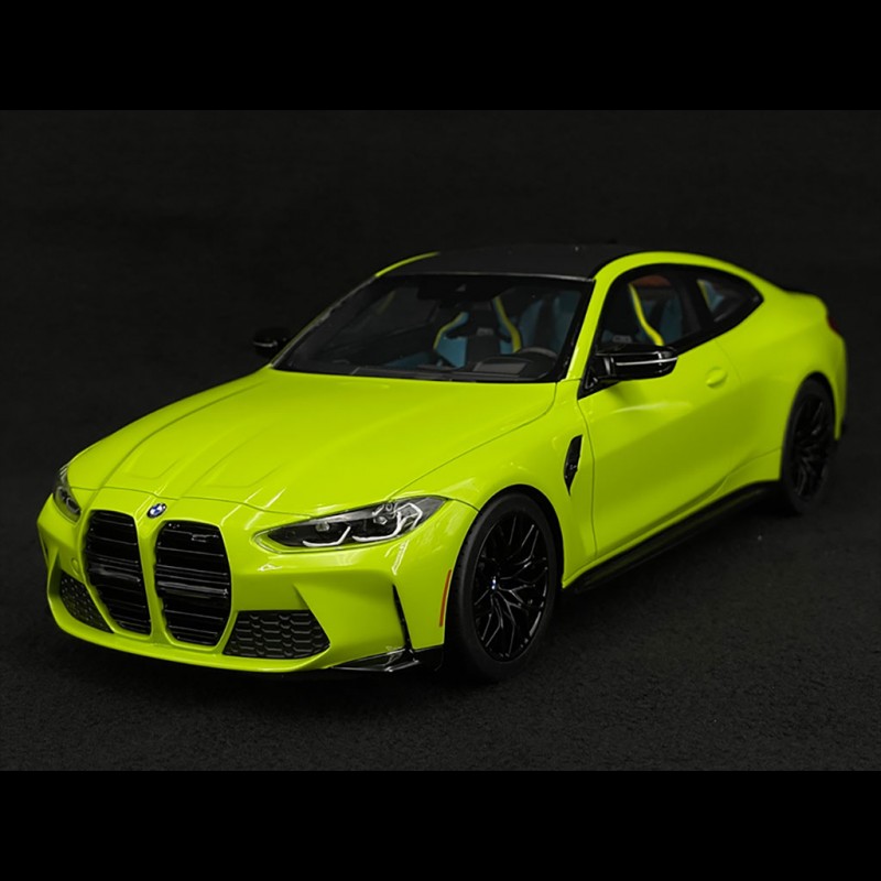 BMW M4 Competition 2021 San Paulo Yellow 1/18 Top Speed TS0348 - Elfershop